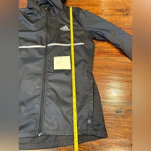 adidas | Jackets & Coats | Nwt Adidas Lightweight Own The Run Black ...